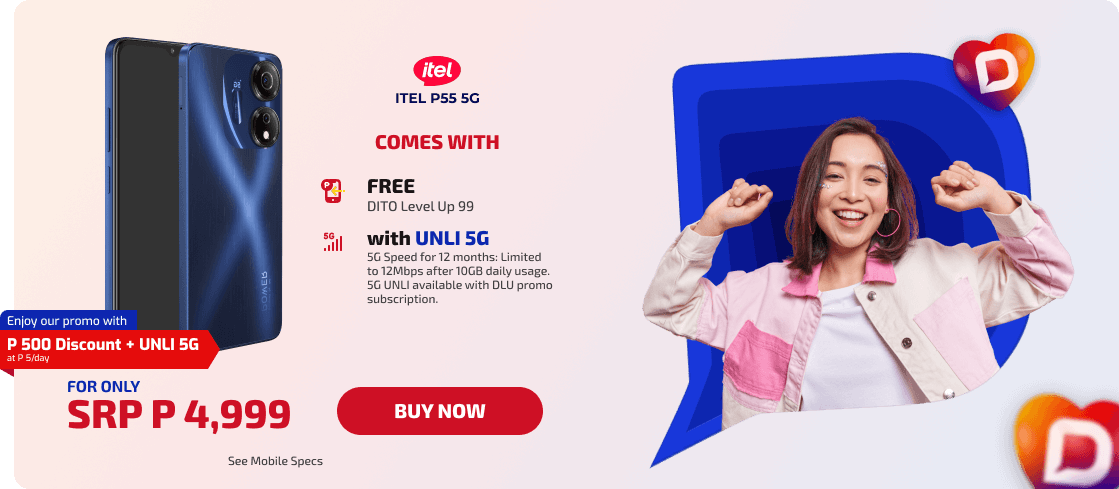 Get Great Value with 4G & 5G DITO Prepaid Phone Kit Now!